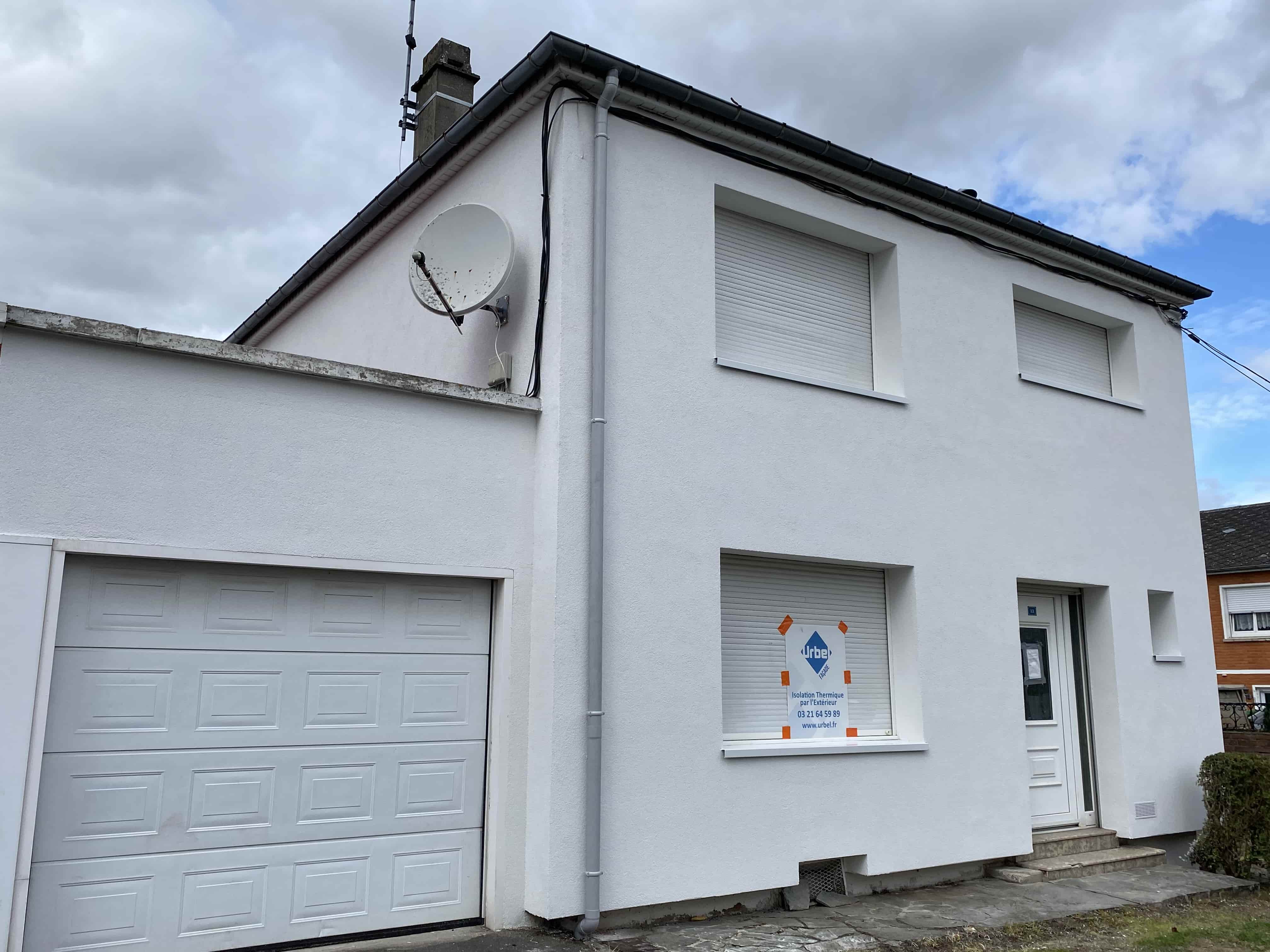Isolation de façade sur Arras - Urbel - façade