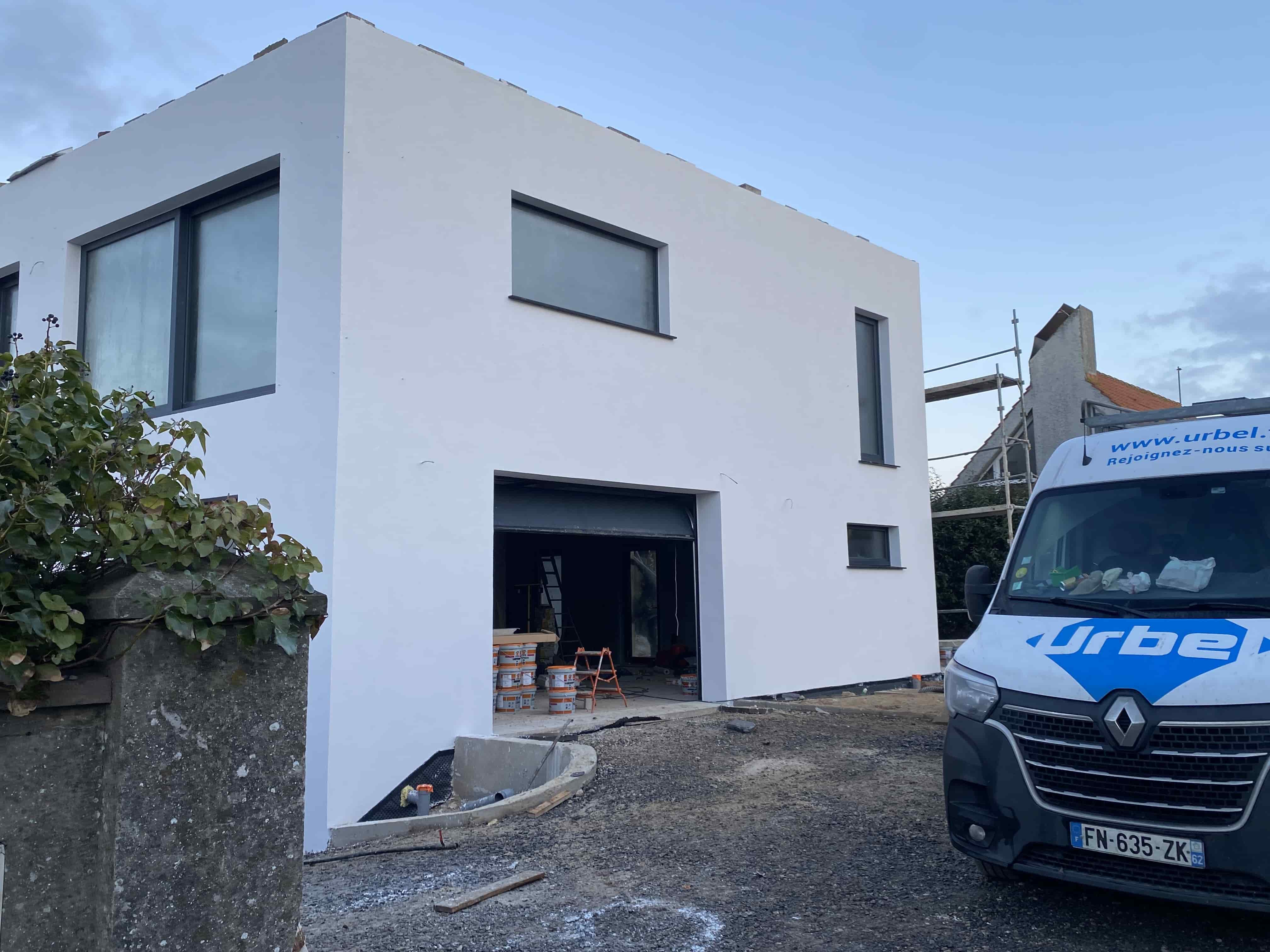 Isolation extérieure sur Ambleteuse - Urbel - façade